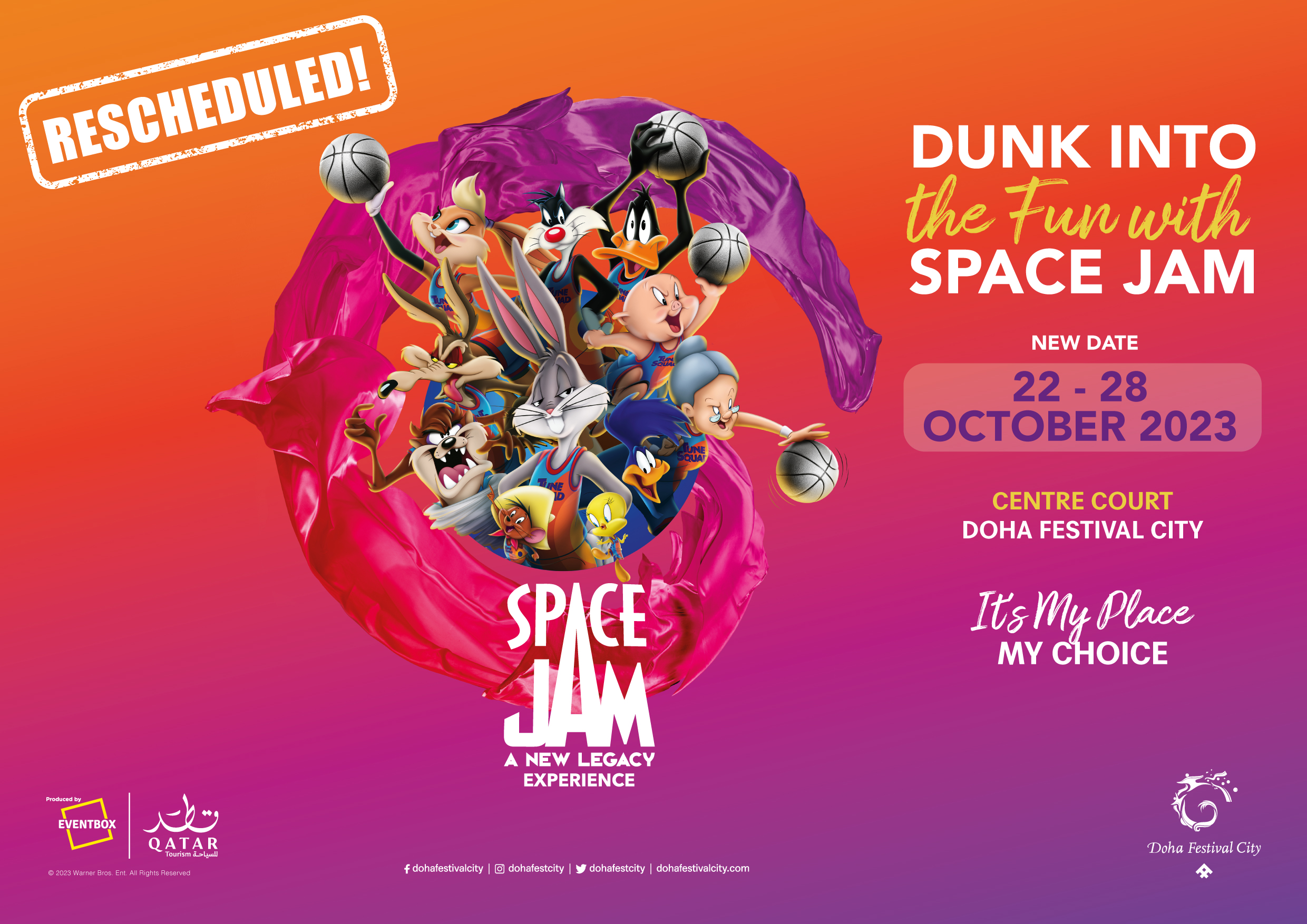Experience ‘Space Jam: A New Legacy’ at Doha Festival City - New In ...