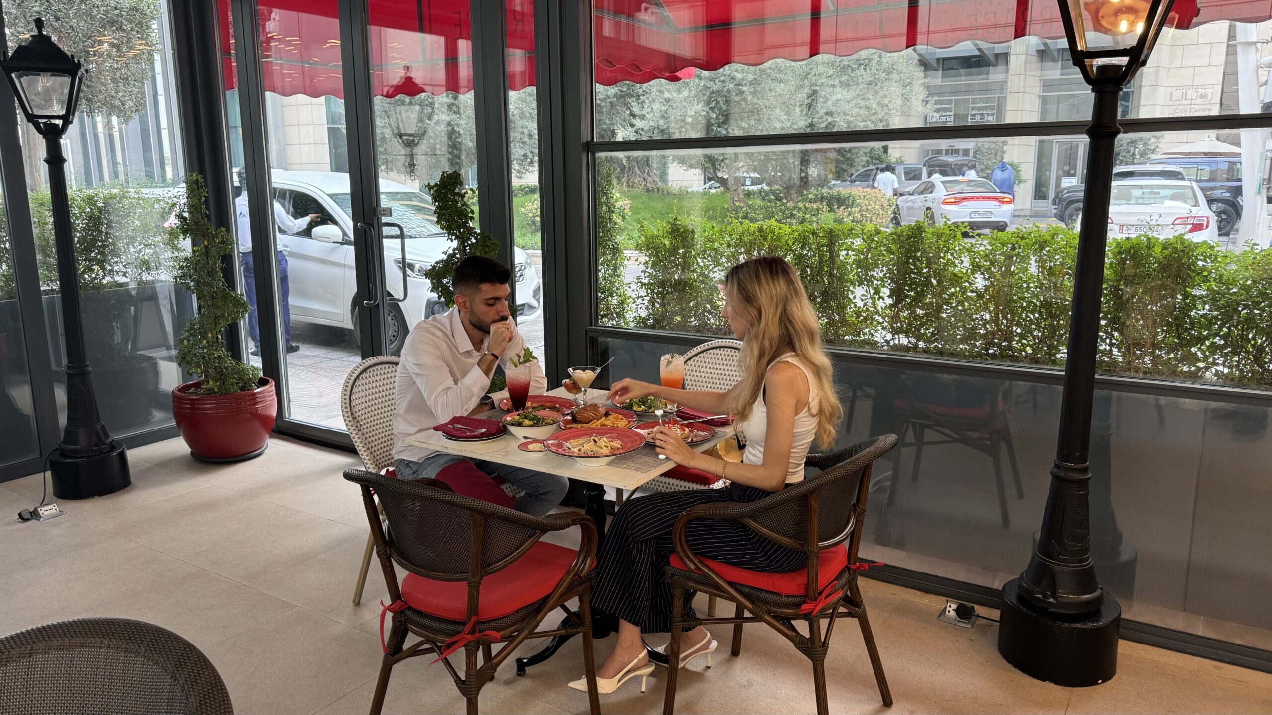 Escape the heat and unwind at Café Rouge Terrace - New In Doha ...